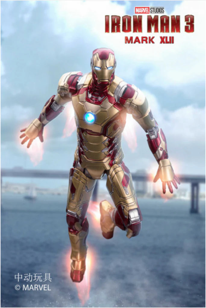ZD Toys Iron Man III Mark 42 (XLII) Action Figure ( w Light Up Functio