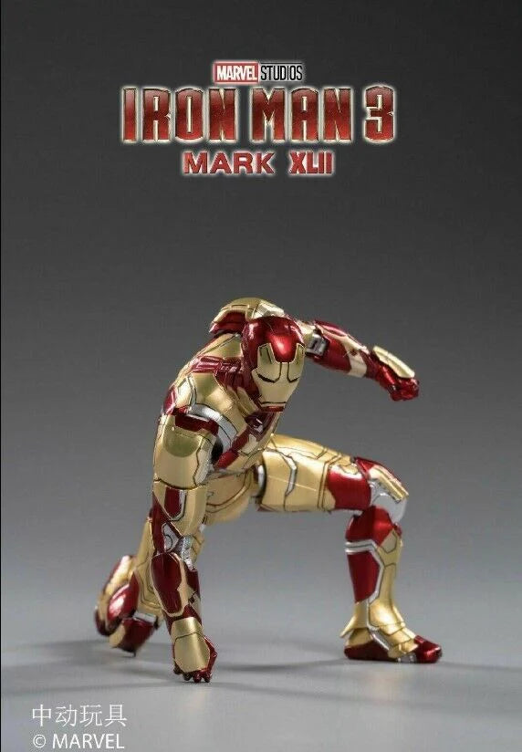 ZD Toys Iron Man III Mark 42 (XLII) Action Figure ( w Light Up Functio